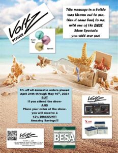 VOLTZ BESA 2024 Show Special Sheet | BESA